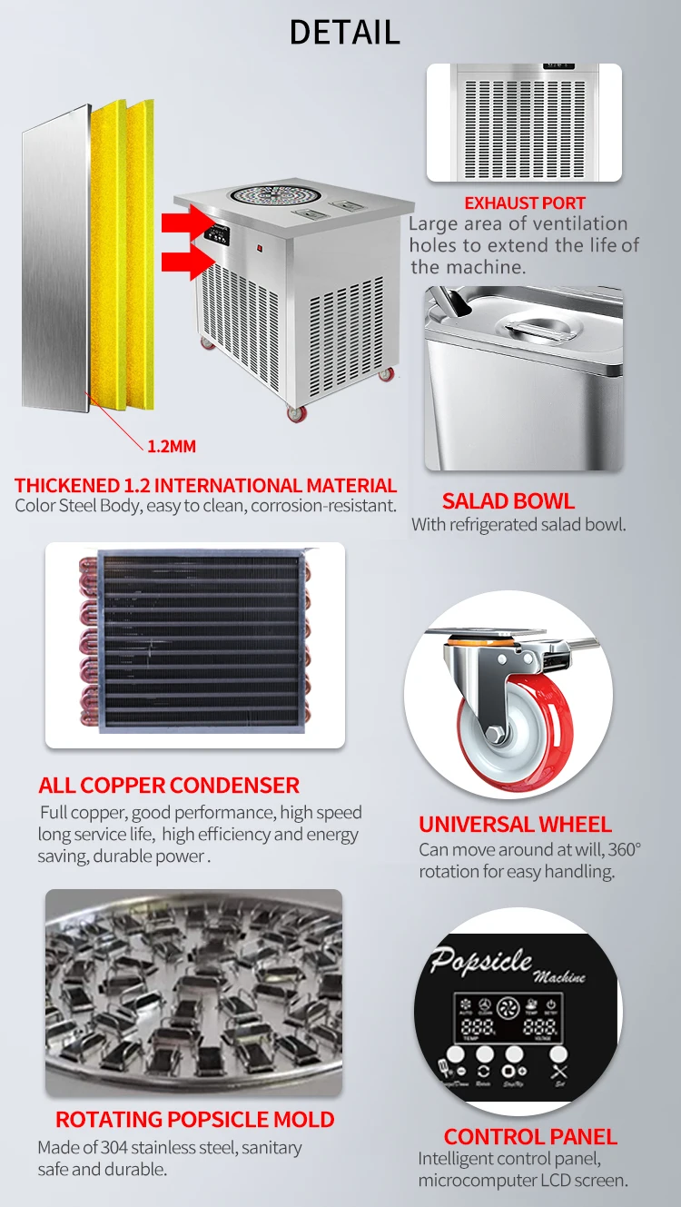 Gq-spm60 High Quality Popsicle Vending Machine Popsicle Making Machine ...