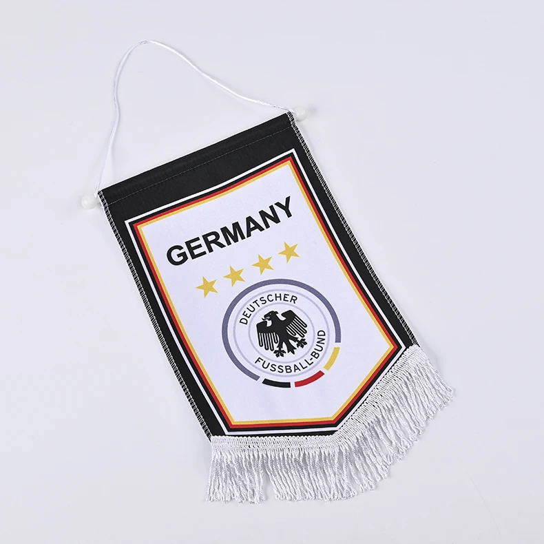 Custom Felt Hanging Flag Mini Pennant Flag Football Club Pennant Flags ...