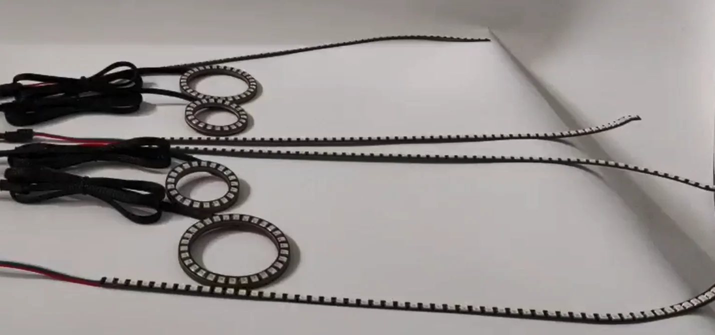 Custom Headlight Led Halos Ring Flowing Led Light with Gel Coating ...