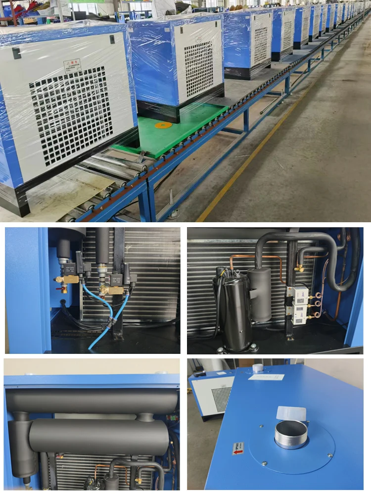 150 Horsepower Refrigerated Air Compression Dryer for Industrial Use