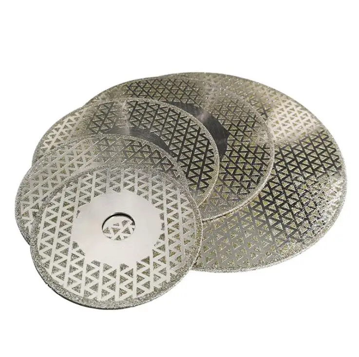 Double Side Triangle Shape Blade Granite Marble Diamond Cutting and ...