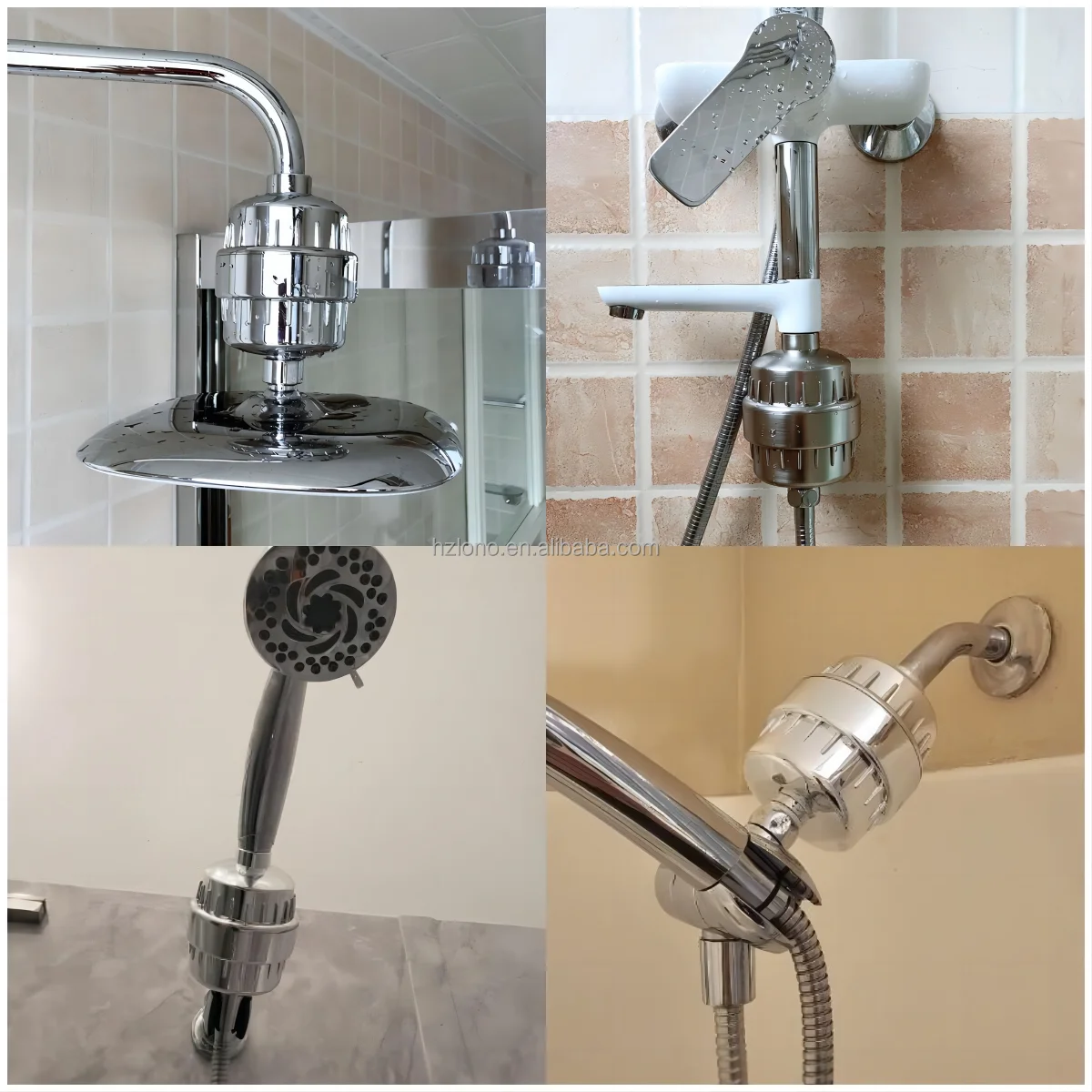 20 Stages Shower Filter Shower Head High Pressure 6 Spray Set In Gift ...