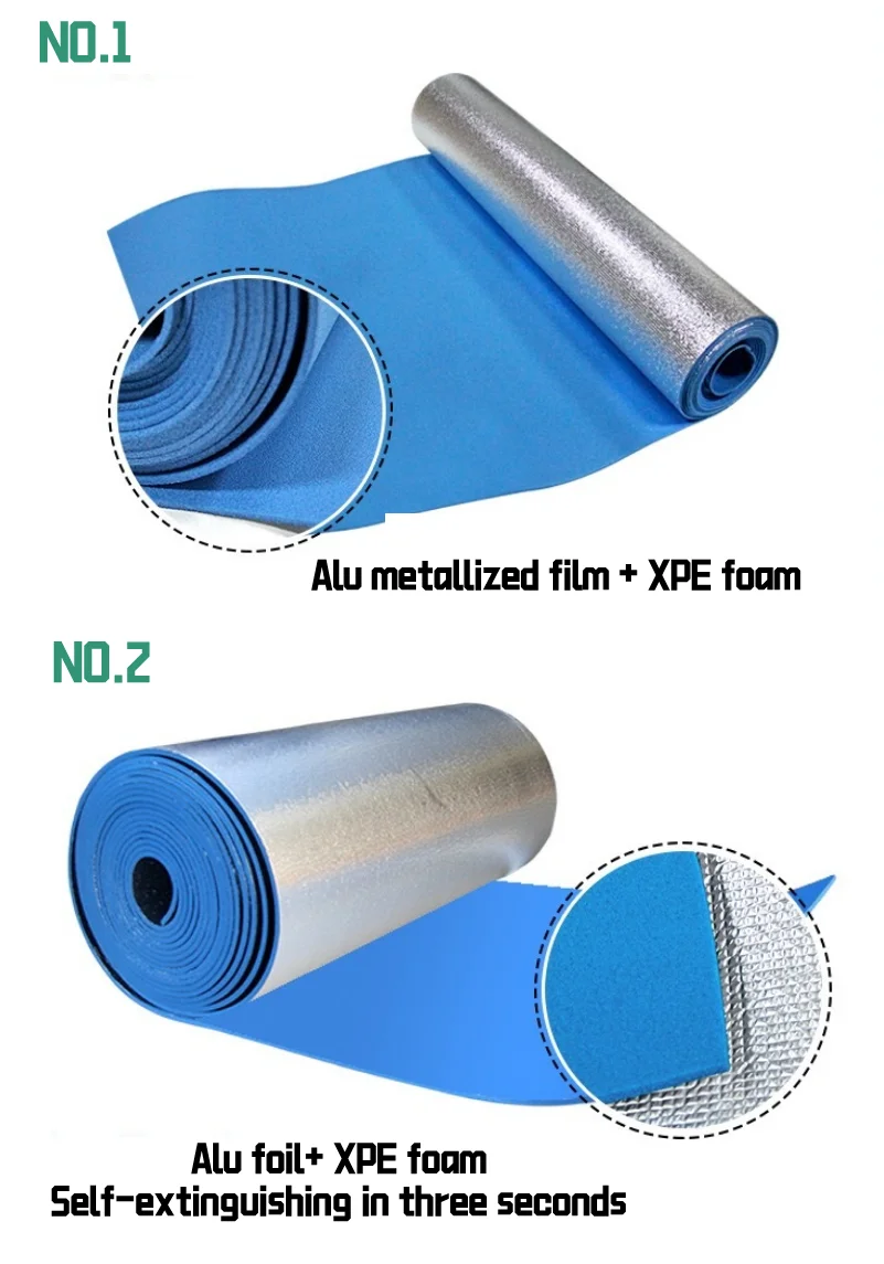 Reflective Aluminium Foil Epe Xpe Foam 5mm 3mm Thickness Insulation Sheet - Buy Epe Foam ...