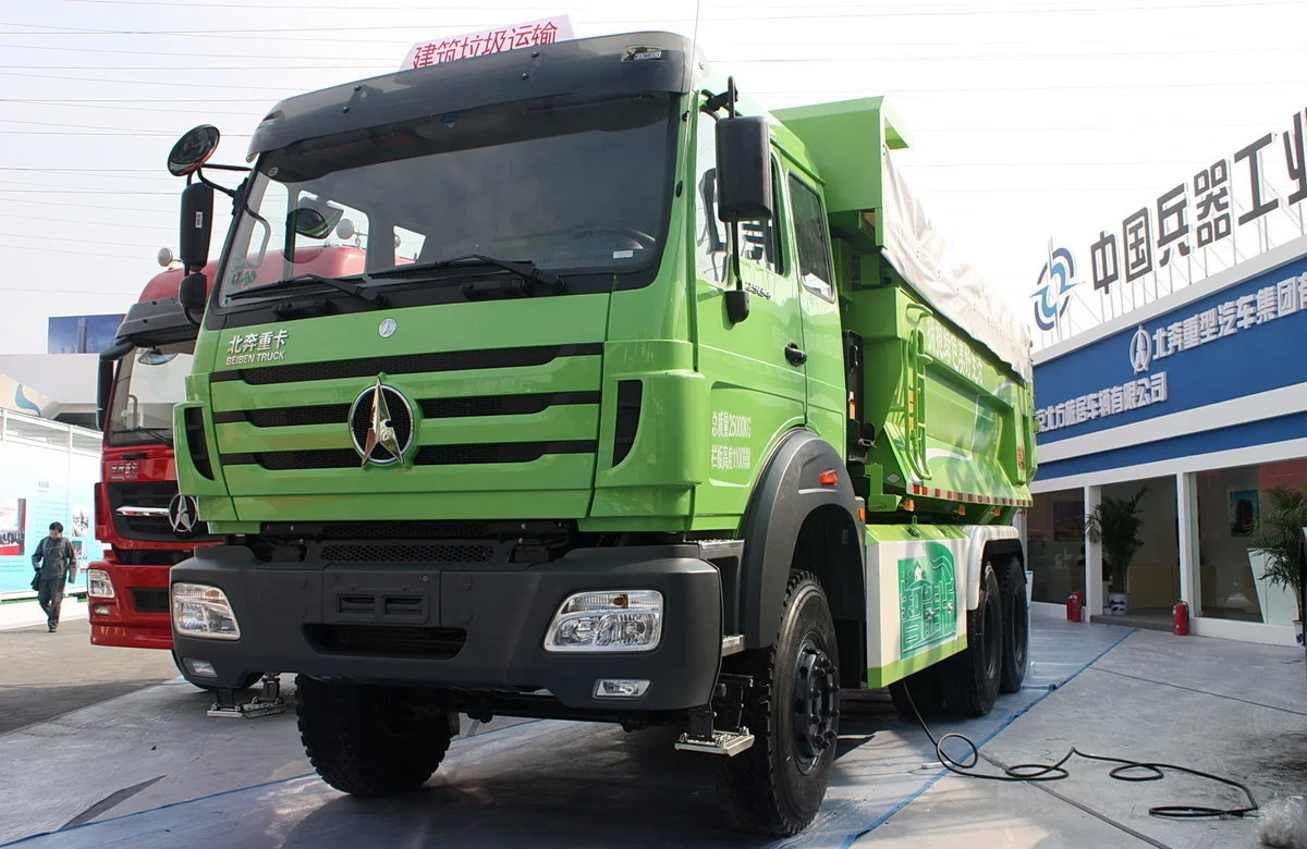 20 Ton Bei-ben Dump Truck For Sale 6*4 Drive Mode 5.6 Meters Box ...