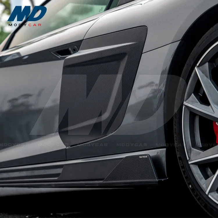 Pt Style Dry Carbon Fiber Door Panel For For 2016-2022 Audi R8 - Buy R8 ...