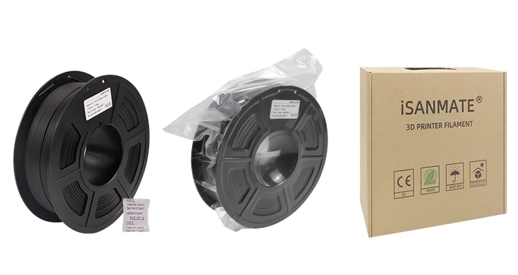 Isanmate High Quality 1.75 Mm 1 Kg Spool Plastic Asa Carbon Fiber ...
