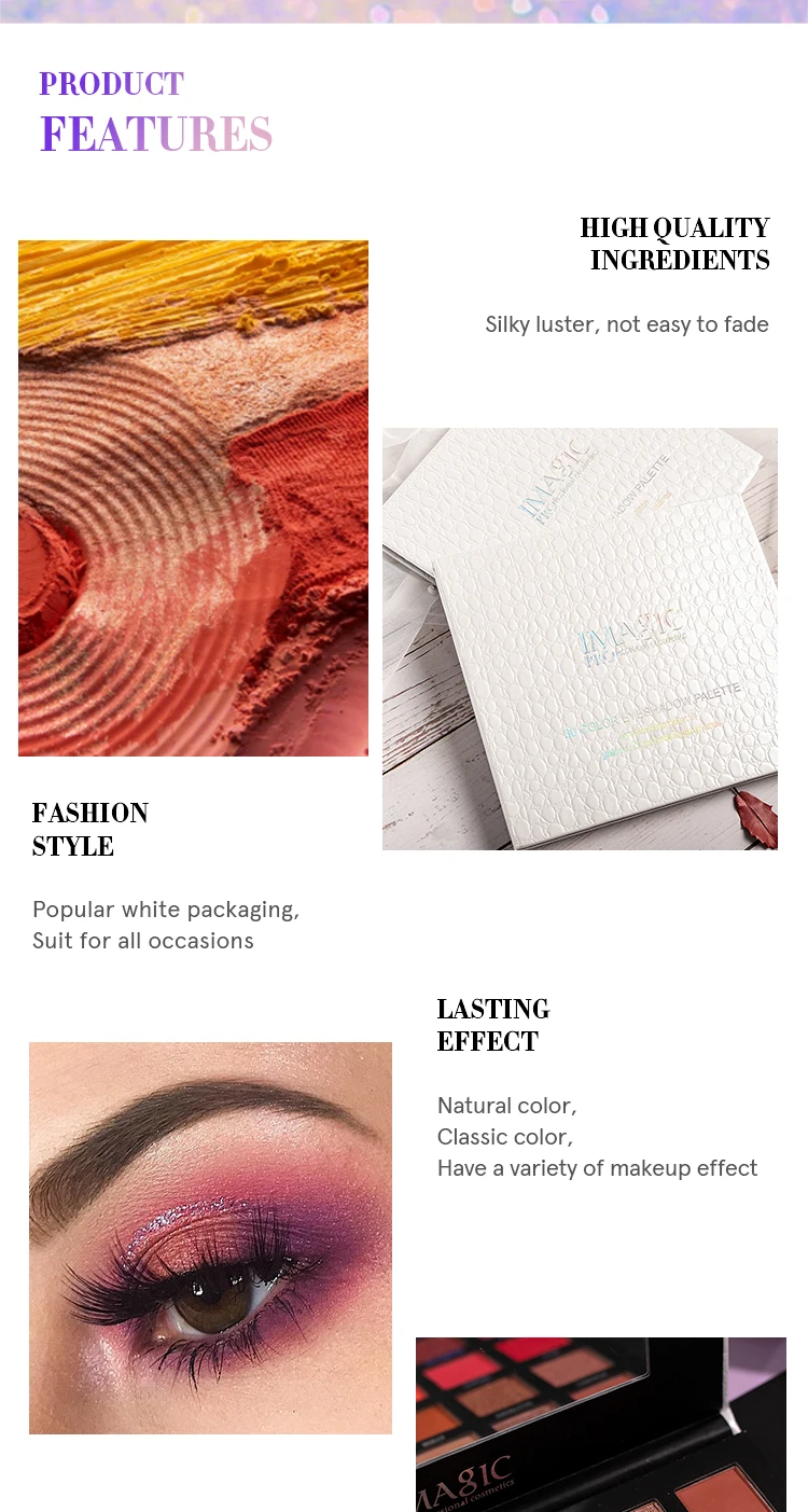 Private Label Wholesale Eyeshadow Palette High Pigment Makeup Palette ...