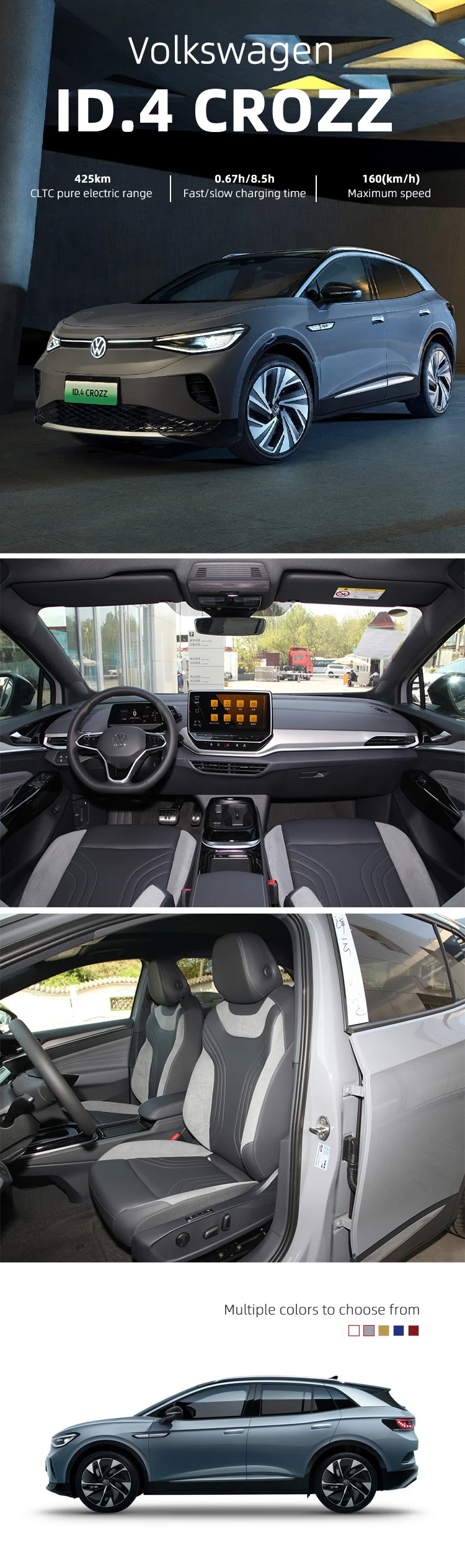 VW ID.4 CROZZ - Prime Pro Electric SUV for 2022 & 2023