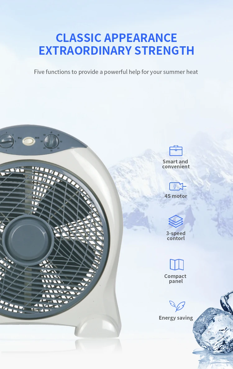 Juber Round Design 12 Inch Electric Table Box Fan With Timer - Buy ...