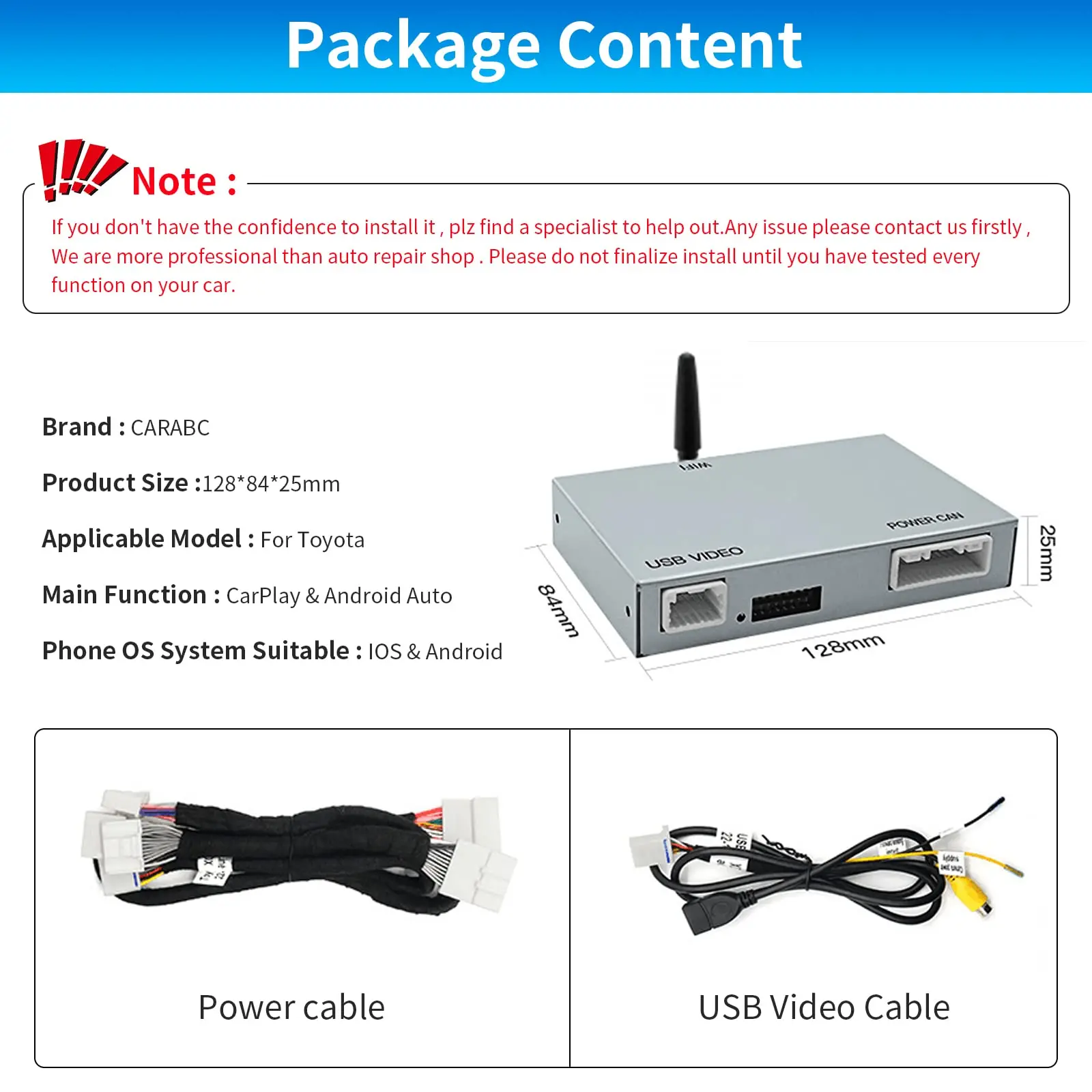 Road Top Carplay Module Box Wireless Carplay Adapter Wireless Android ...