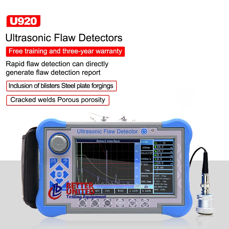 NDT Portable Phased Array Ultrasonic Flaw Detector Touch Screen ...