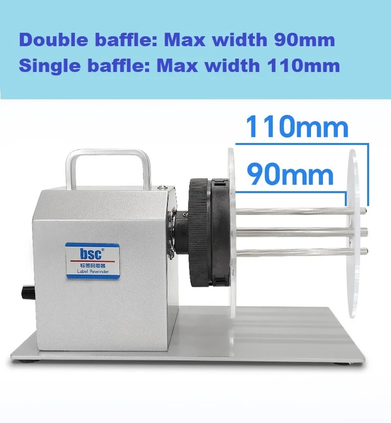 Coreless Label Rewinder - Bsc Label Rewinding Machine