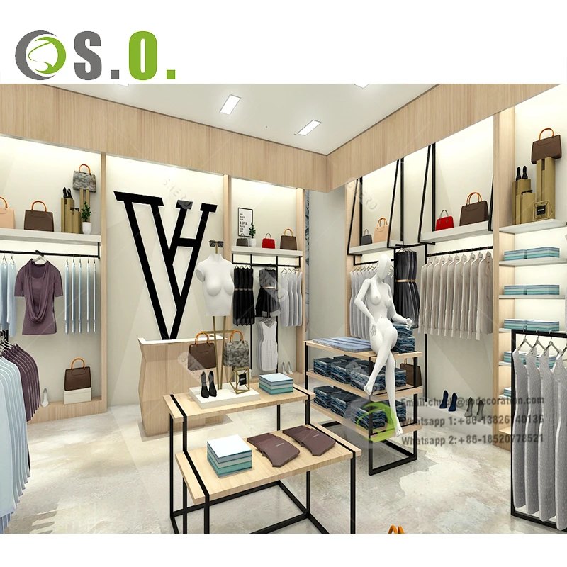 Shero Clothes Shop Interior Design Furniture Boutique Store Clothing ...