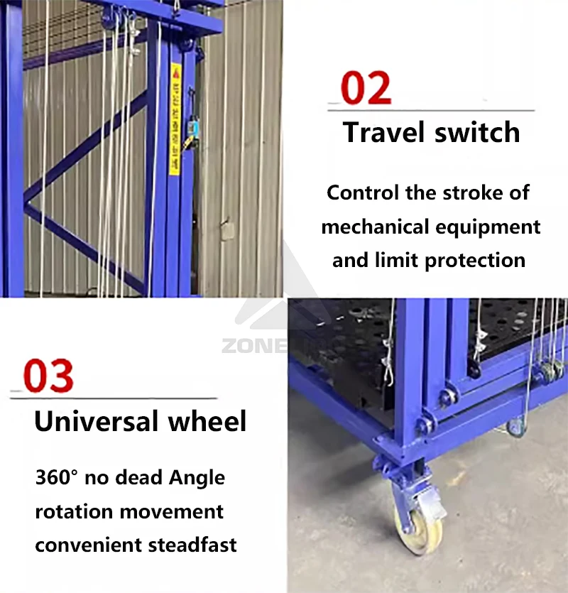 Electric Motor Gearbox Folding Scaffold Remote Control Eased Platform ...