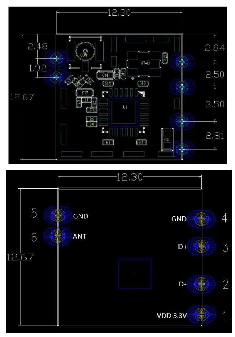 Usb 2.4G RTL8188FTV-VQ1 Wifi Module - High Performance