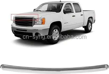 Gm1235109 10385156 Hood Molding Trim Moulding Chrome For Gmc Sierra ...