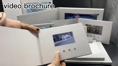 7 Inch Lcd Screen Video Brochure Wedding Booklet Video Cards For ...
