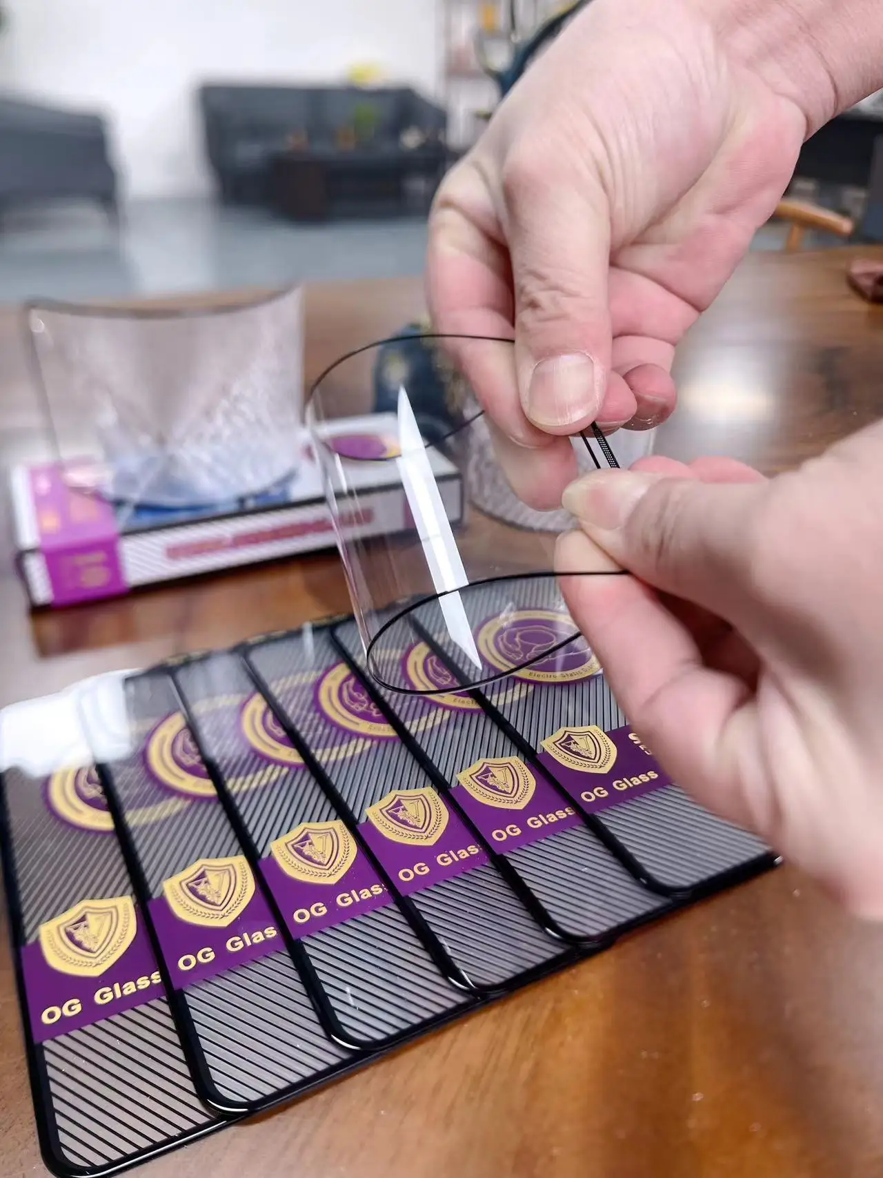 Og Full Glass Esd Phone Screen Protector For Iphone 15 Pro 14 Pro Max ...