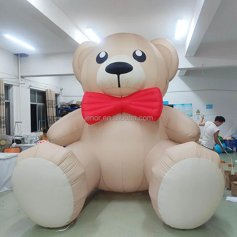 Cute Inflatable Gummy Bear Model with LED Light for Christmas ...