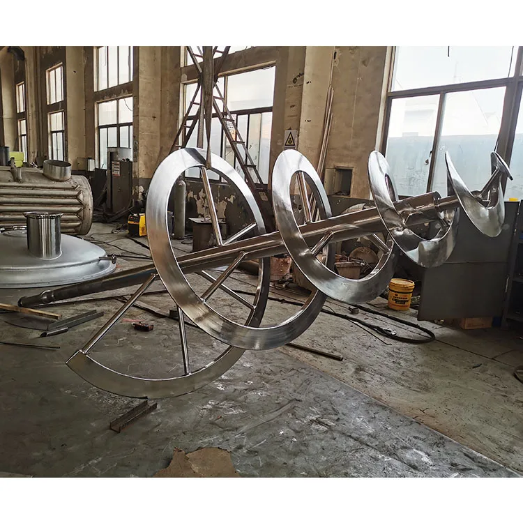 Internal Heating Screw Belt Dryer 5000l Single Cone Dryer Coil Heating ...