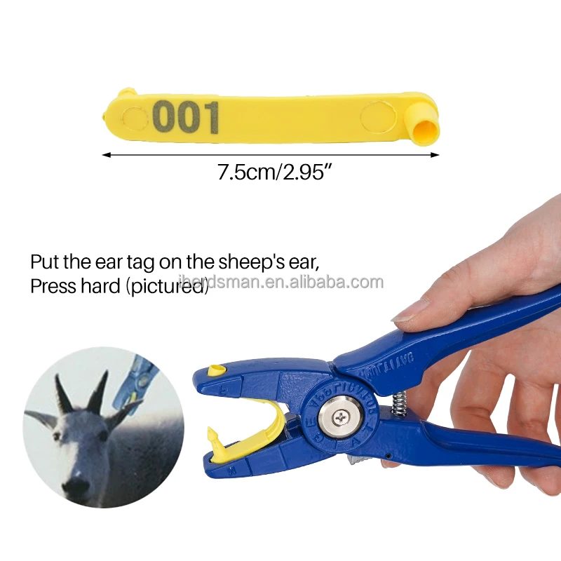 Goat Ear Tags - Durable Plastic Animal Identification