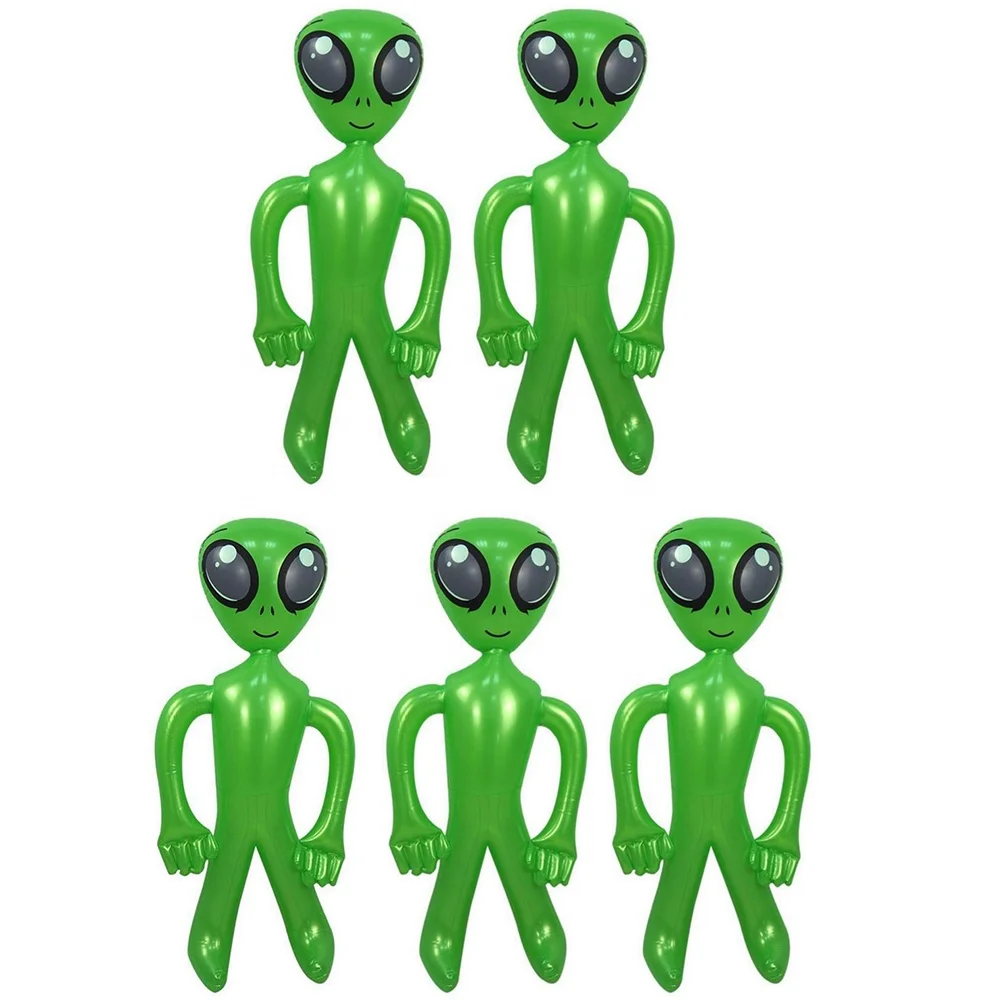 Green Alien Inflatable Jumbo Party Decorations Birthday Halloween Party ...