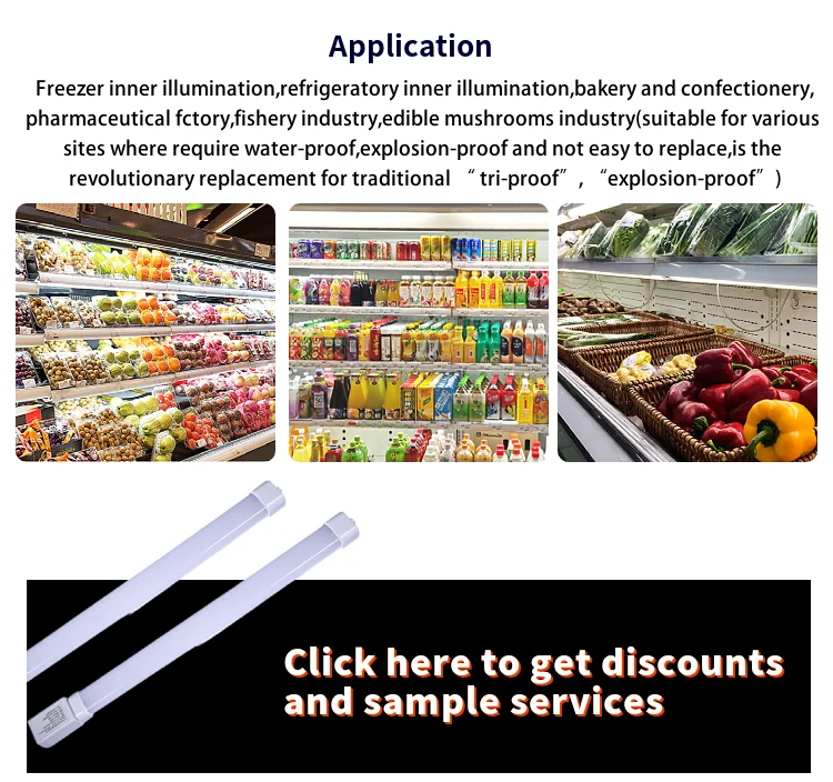 Cooler Led Tube Light IP65 Waterproof 3000k/4000k/6500k Freshmeat ...