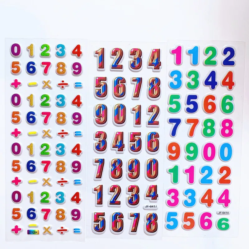 Custom Kids Educational Toys - Cartoon Alphabet Stickers