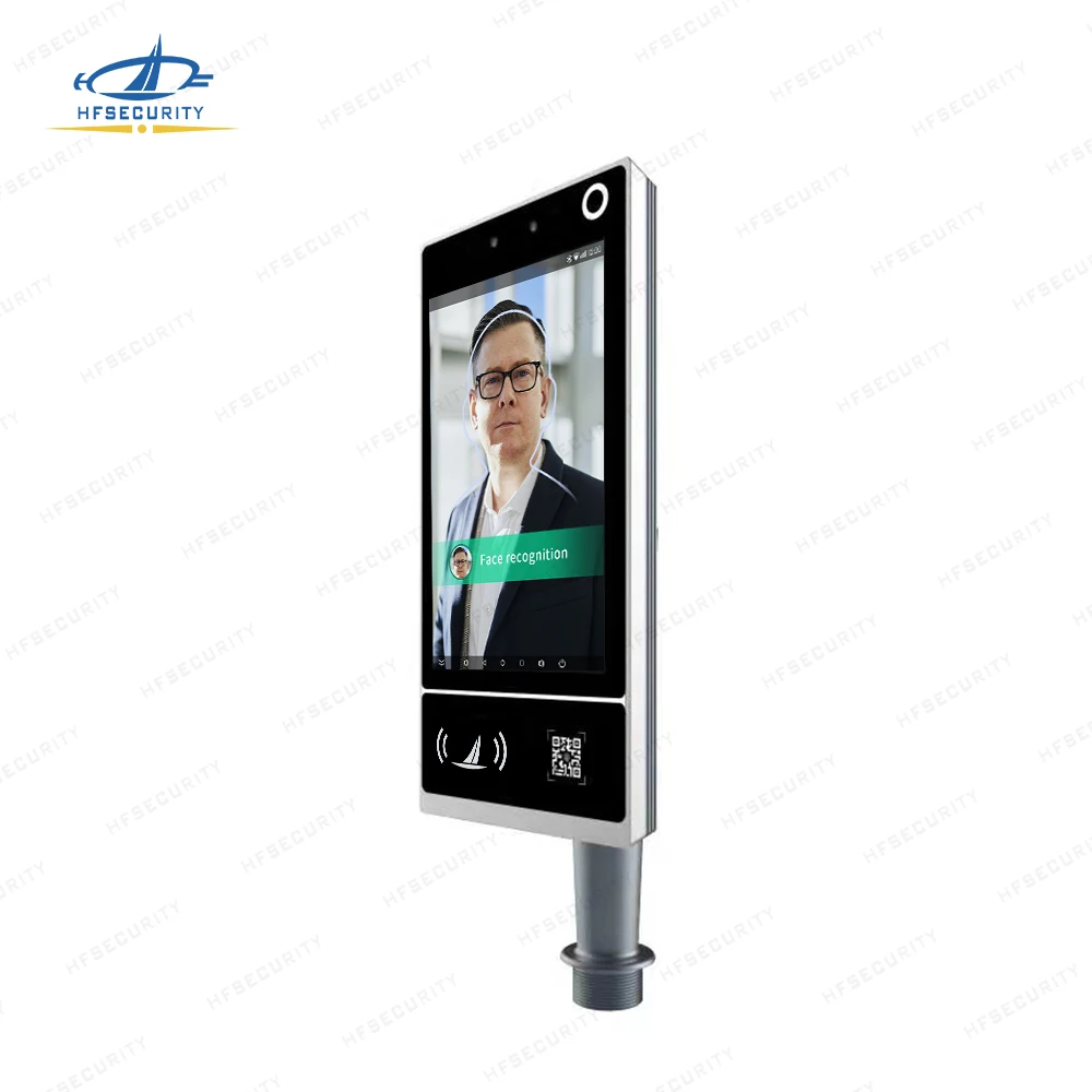 Hfsecurity Fr08 Biometric Fingerprint Card Qr Reader Pdf417 Ai Face Recognition Attendance ...