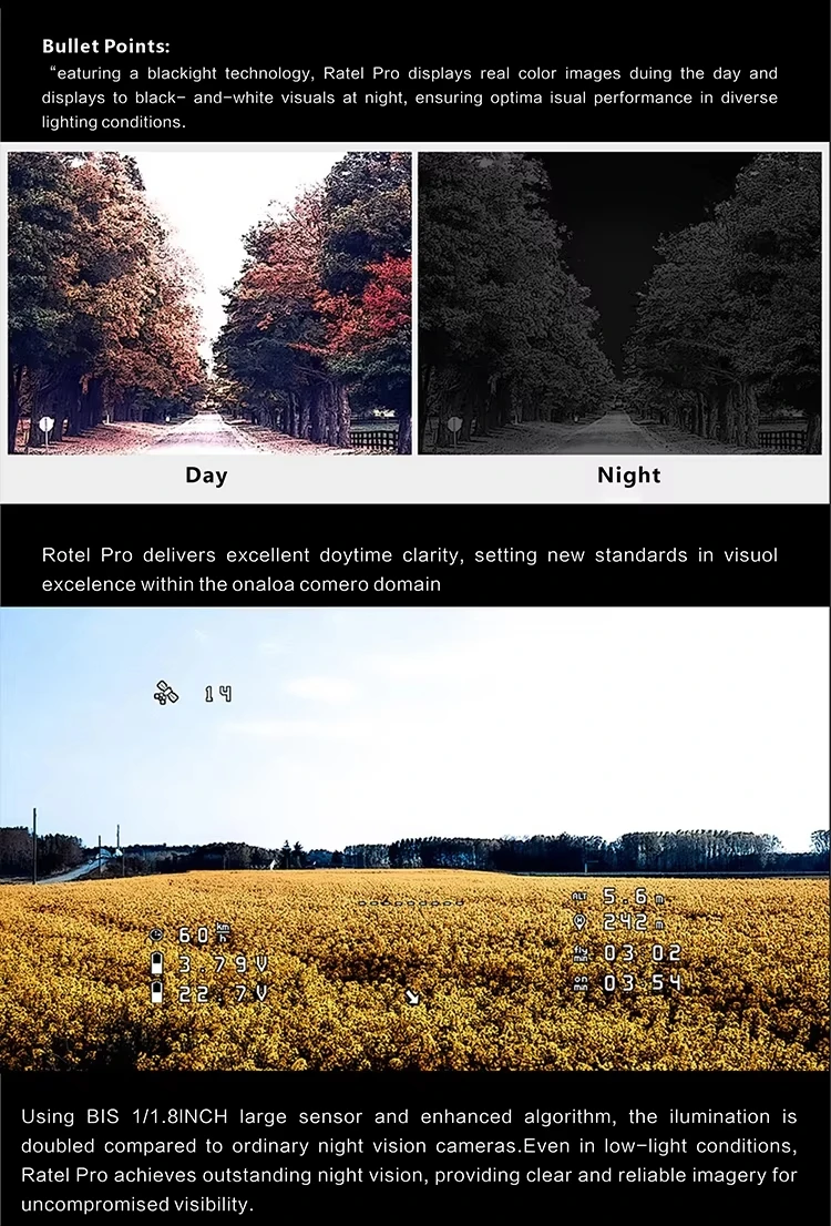 Caddx Ratel PRO Freestyle FPV Camera Adjustable Viewing Angle FPV ...