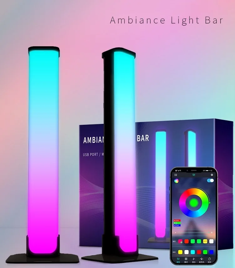 App Remote Control LED Gaming Light Bars for TV Ambient Lighting
