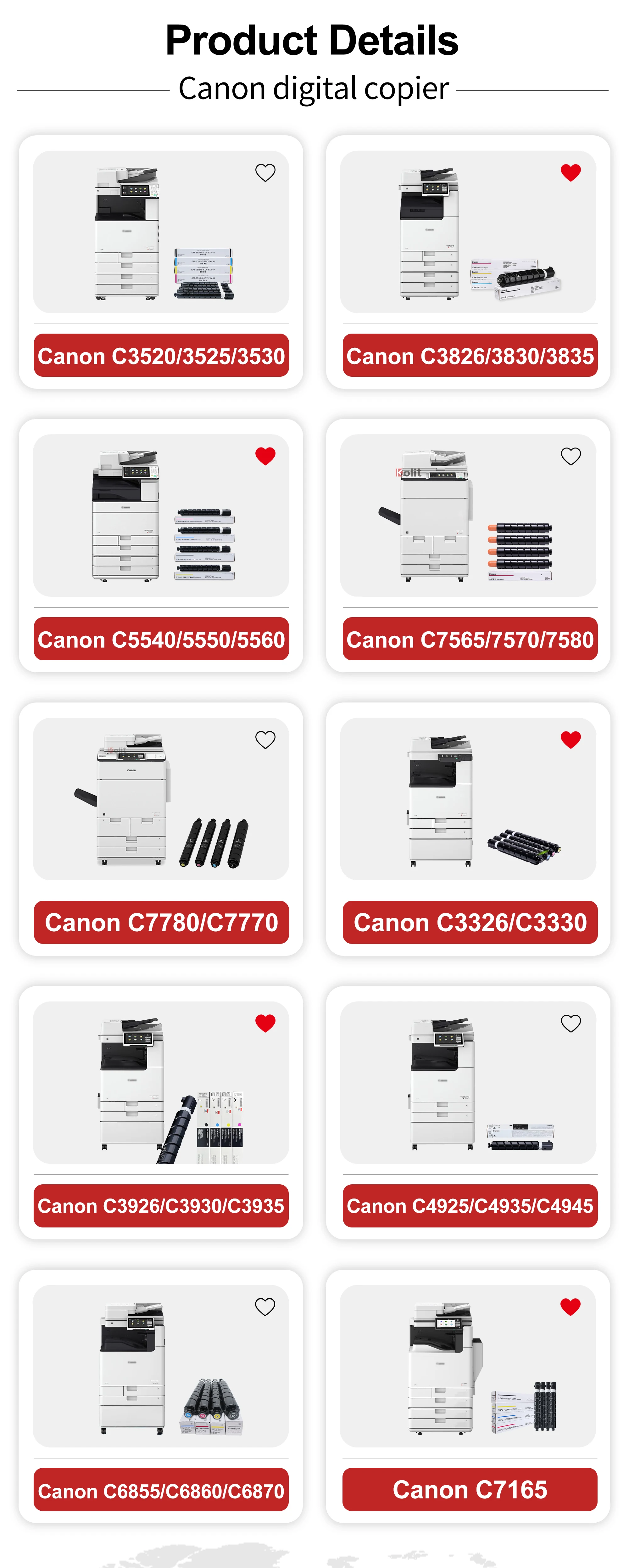 Genuine Original New ImageRUNNER Color Copier Machine C3926 Color Photo ...
