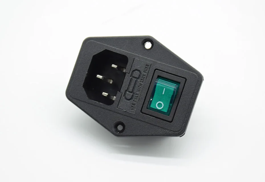 Power Rocker Switch Iec 3 Pin 320 C14 Inlet Power Sockets Switch ...