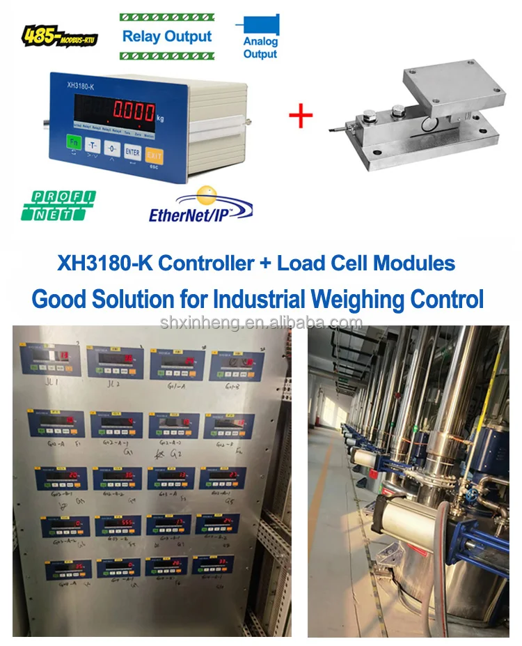 Weighing Scale for Silo Modules Loadcell Weighing Systems for Leg tank Silo Connect to PLC ...