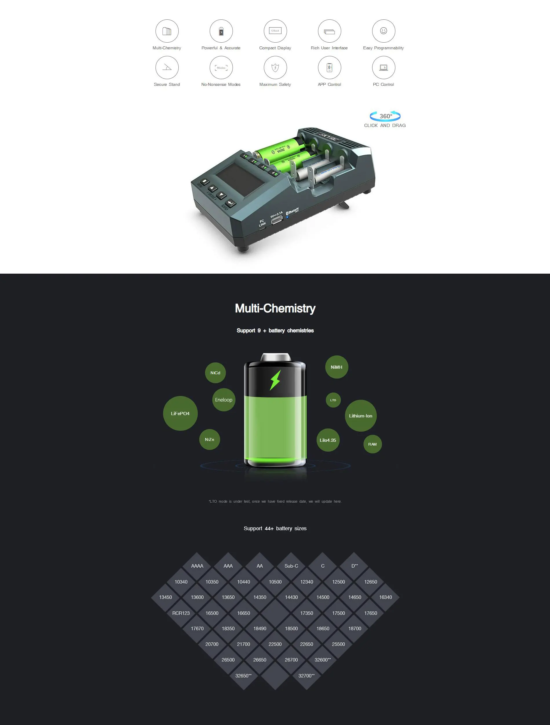 Original SKYRC MC3000 Battery Charger BT Smart APP PC Control Multi ...