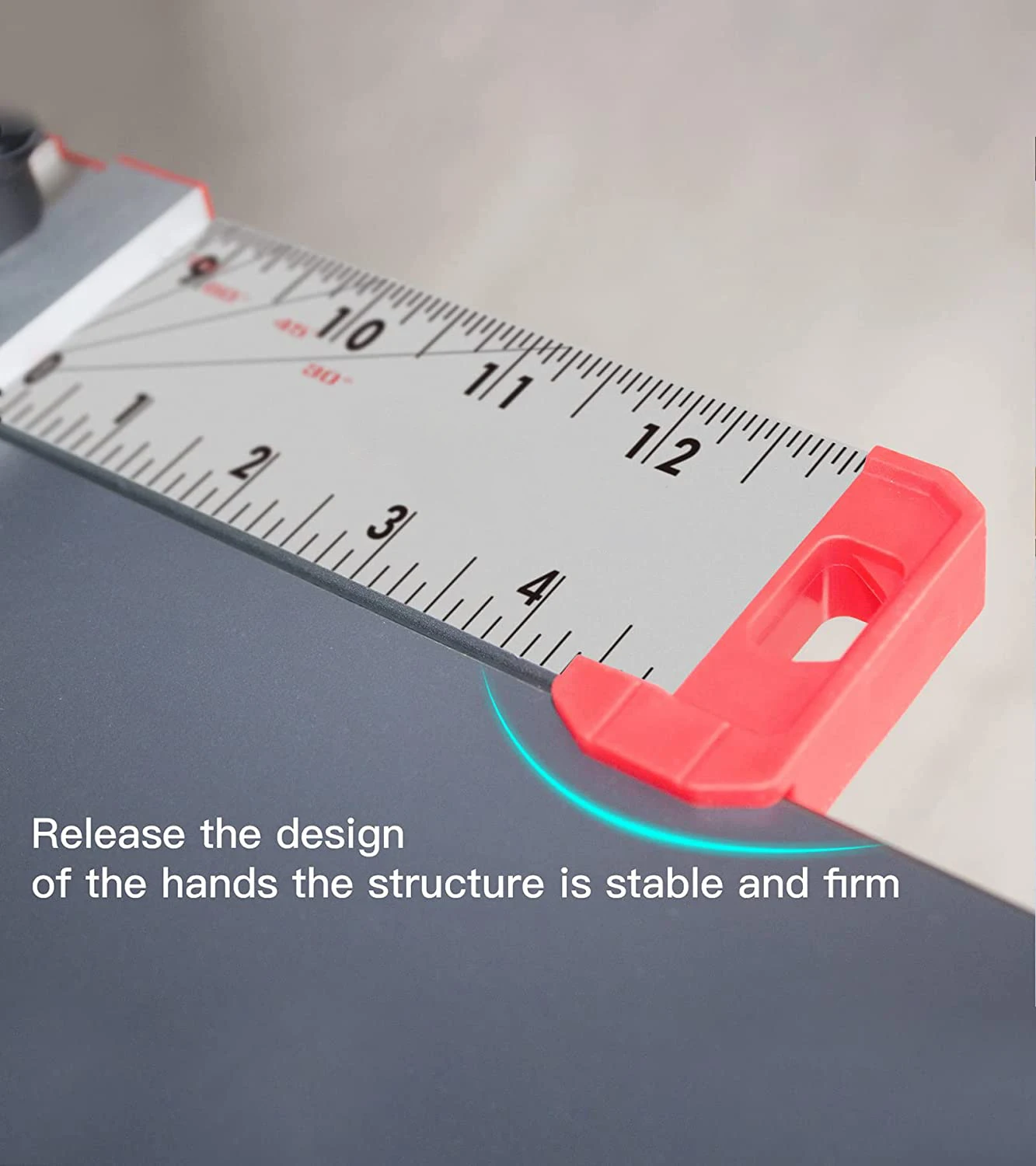 Accurate Calibration 24'' 36'' 48'' Adjustable T-Square Ruler Measuring ...