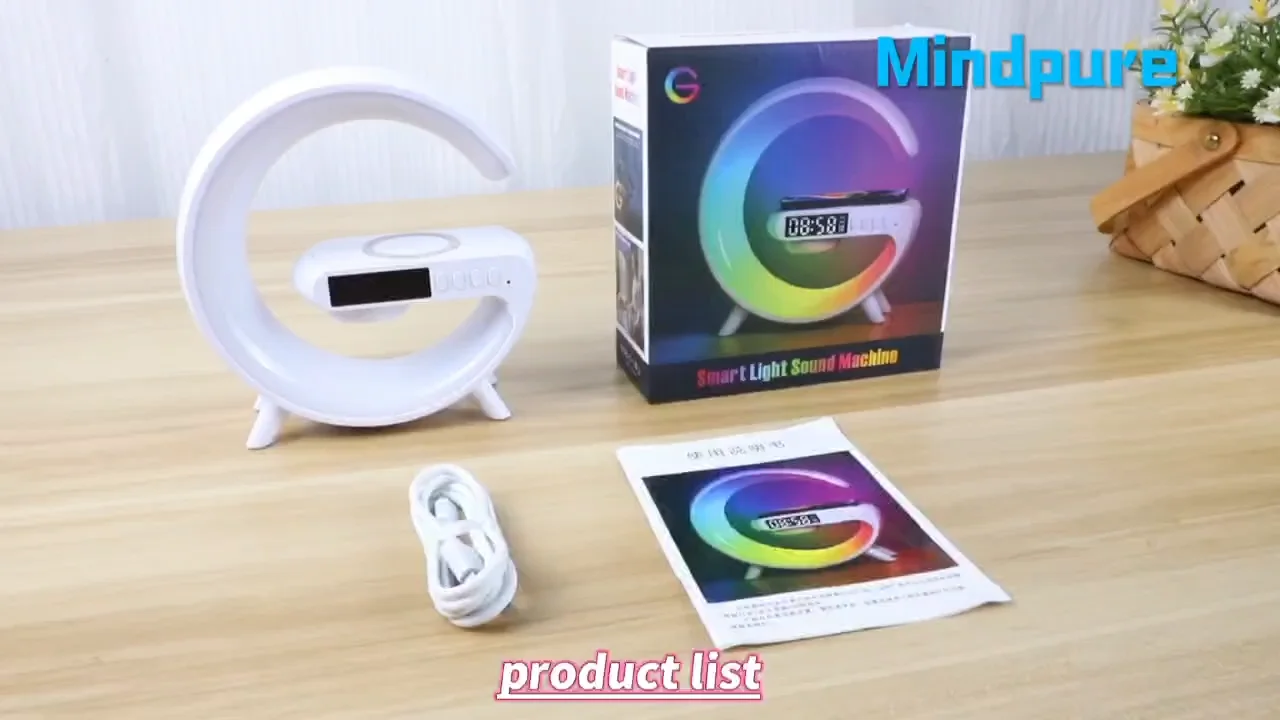 New Mini Intelligent Led Table Lamp Mobile Phone Wireless Charger With ...