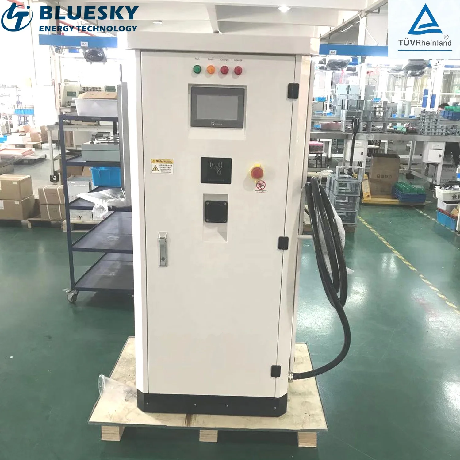 Ce Approved 30kw Dc Fast Ev Charger With 7 Inch Touch Screen Ccs Type 2 ...