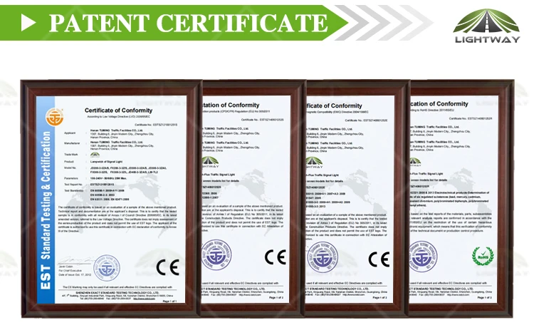 Tuming Solar Powered LED Traffic Light Module IP53 Waterproof ODM