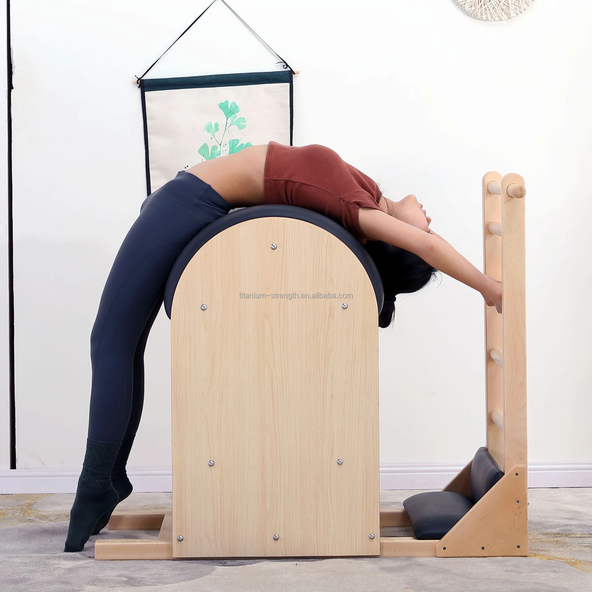Yoga Pilates Reformer Pilate Ladder Bucket Machine Equipment Wooden ...
