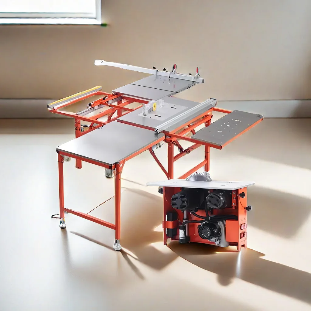 Multifunctional Precision Guide Sliding Table Saw Woodworking Cnc ...