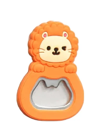 Pvc Cartoon Animal Cute Bottle Opener Customized Factory Pvc Flat Drop ...