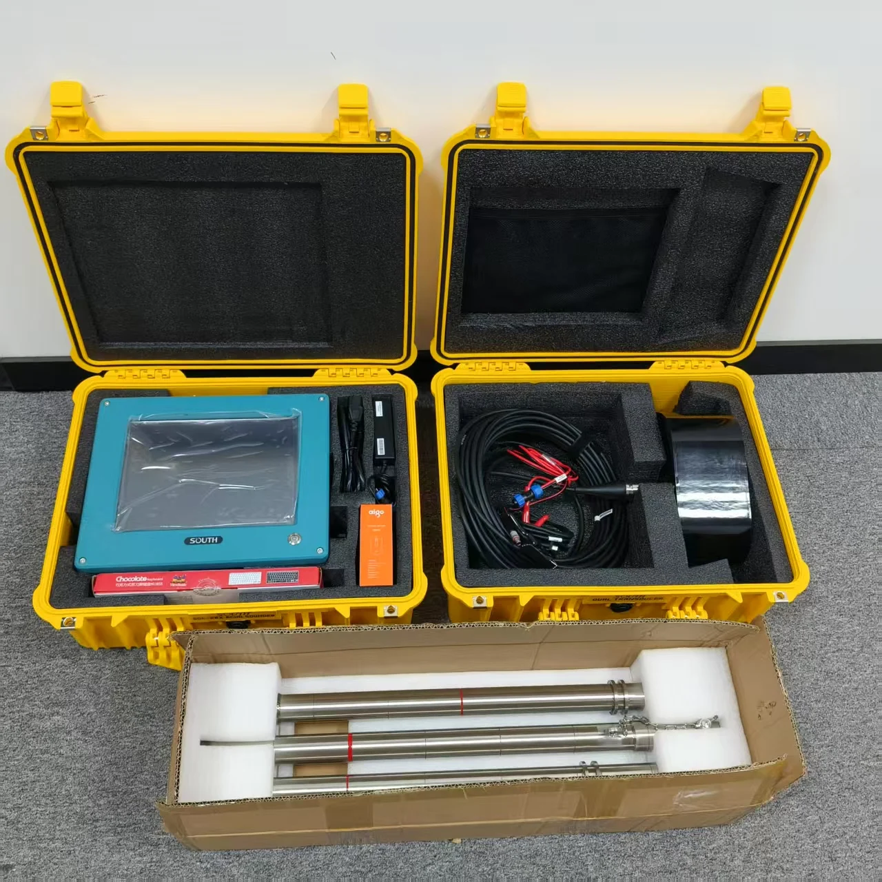 Echo Sounder Marine Bathymetric Survey Ecoscandaglio Con Gps South SDE-260D