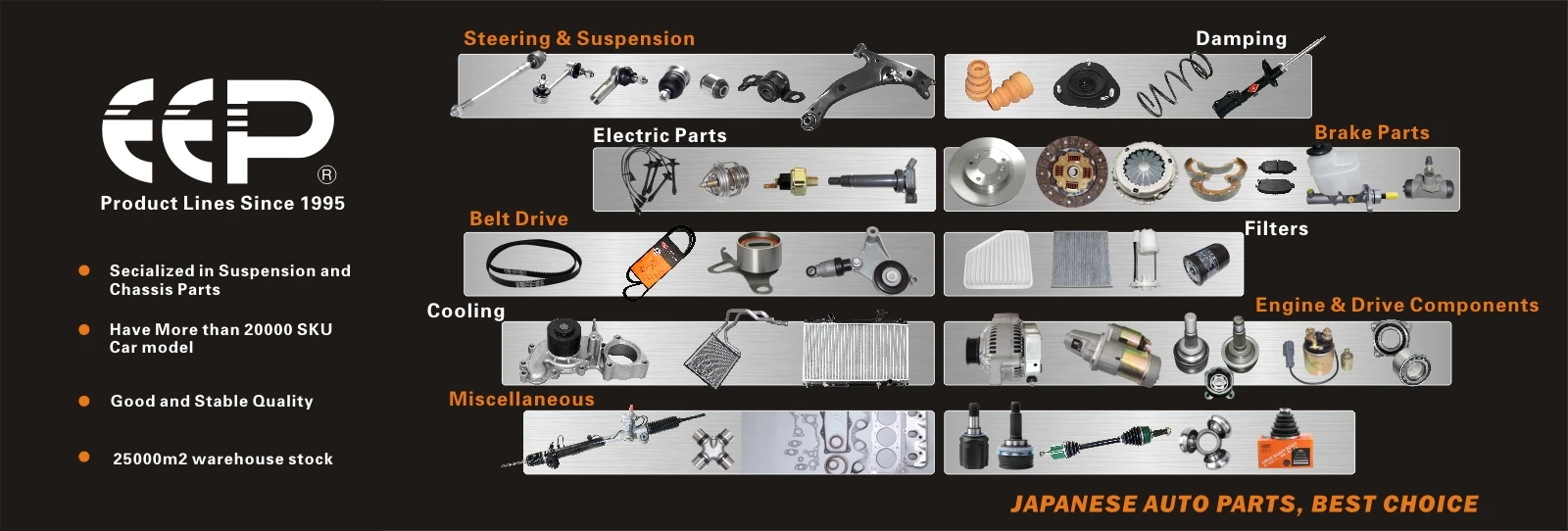 EEP Auto Parts - Reliable Solutions for Toyota, Honda, and More