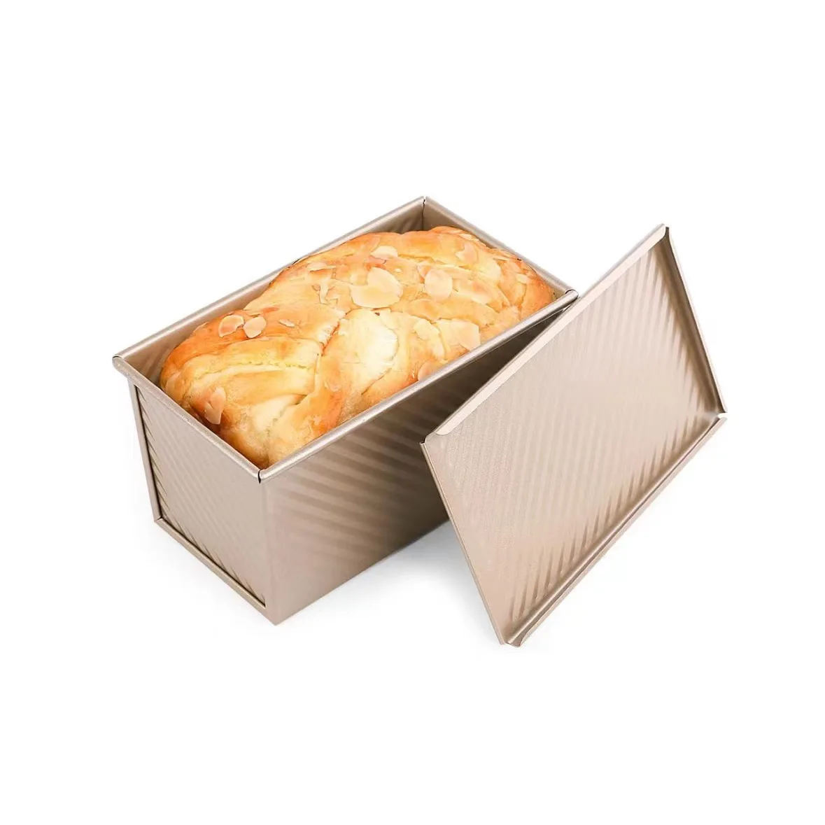 Gold Corrugated Toast Baking Oven Bread Non-Stick Bakeware