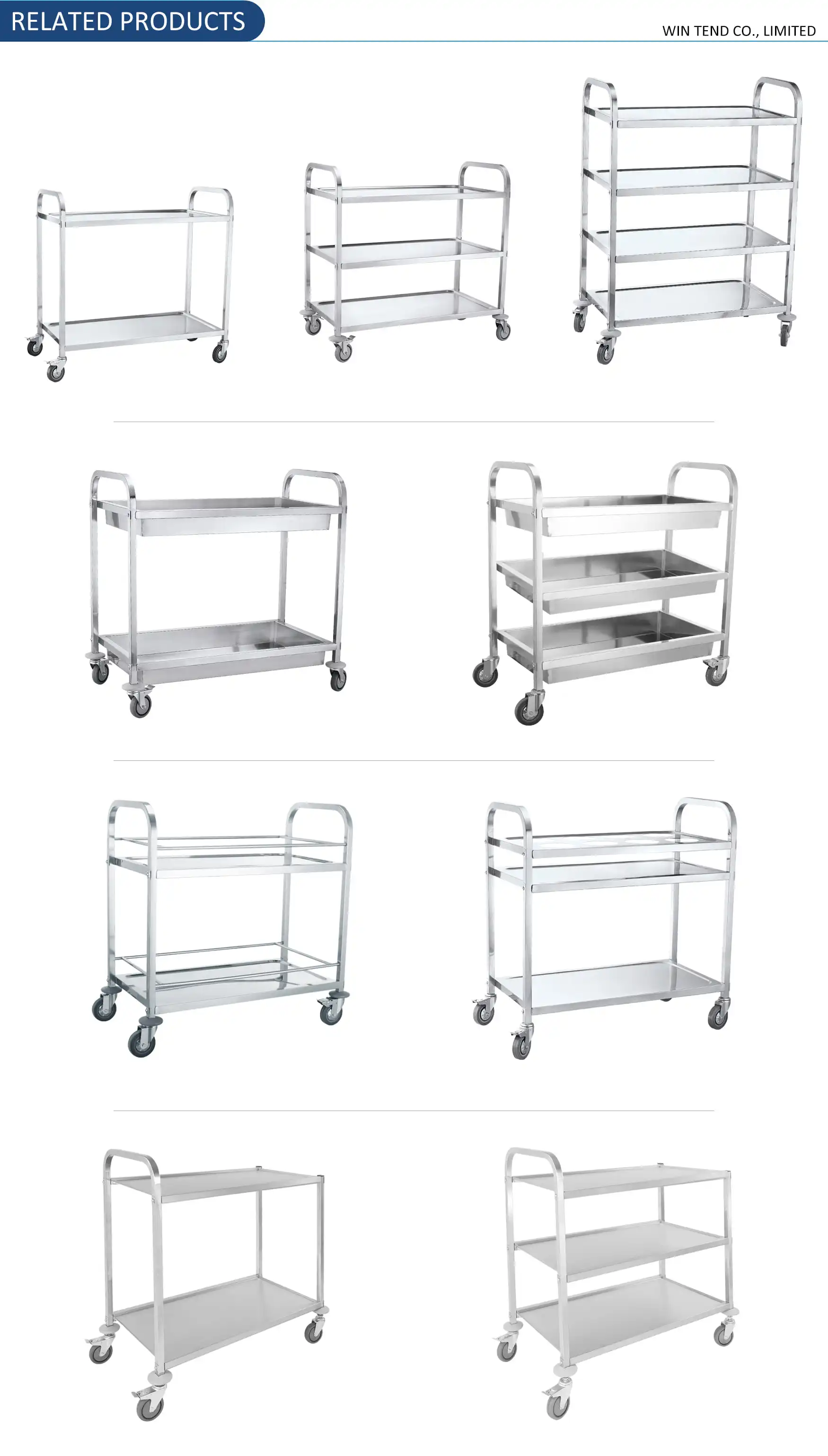 Custom Hotel Restaurant Equipment Supply Food Trolley Luxury Food ...