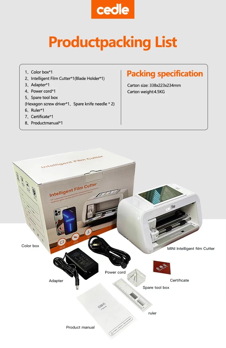 Cedle Intelligent Film Cutting Plotter - Precision & Convenience