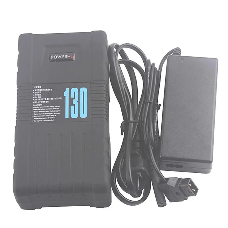 Hsu Bp-130s 130wh Power-u 14.4v 130w V-mount Li-ion Battery For Sony ...