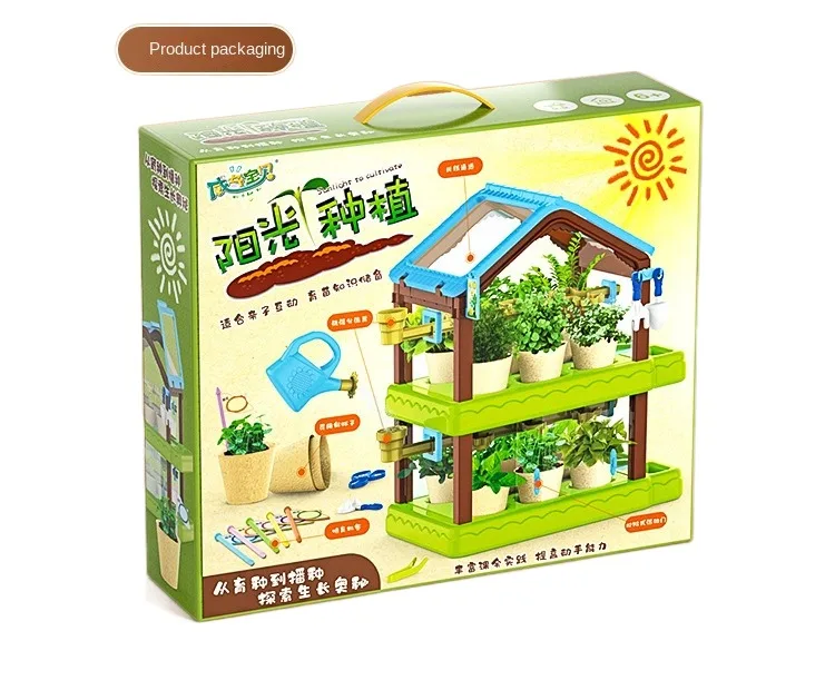 Room Diy Planting Greenhouse Science Experiment Planting Flowers House ...