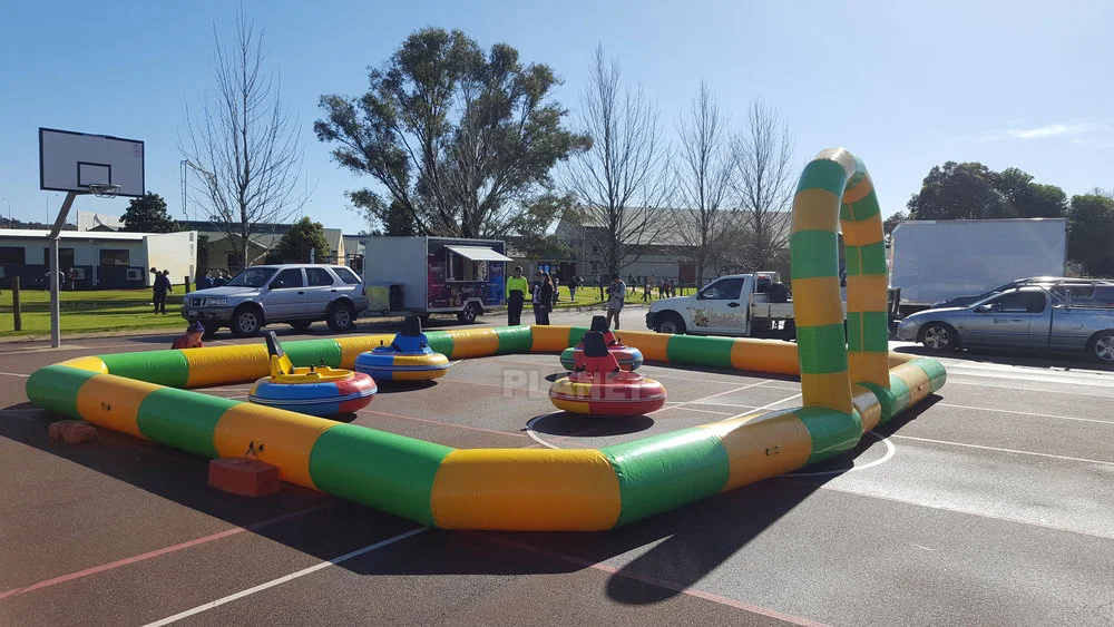 Mini Pvc Car Racing Track Inflatable Bumper Car Venue Inflatable Race ...